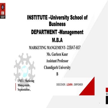 Lecture 1.3.1 Business student project for MBA | PPT