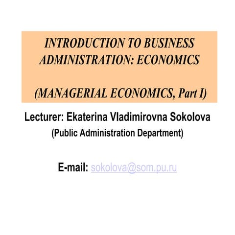 Managerial Economics part 1 lecture1.ppt