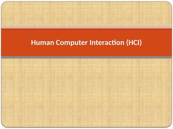 Chapter 3 principles of hci | PPTX | Operating Systems | Computer Software and Applications