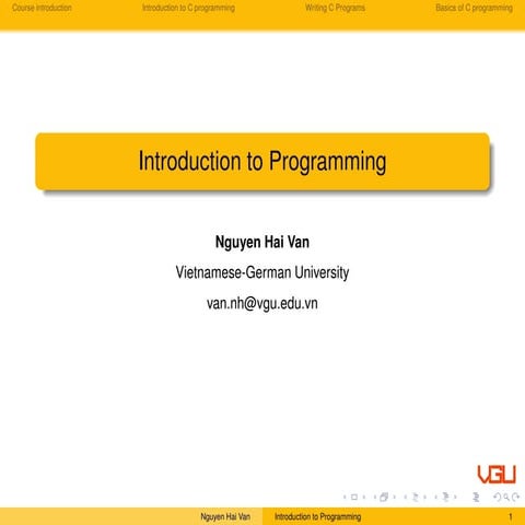 Introduction to Programming hahahahahaha1 | PDF
