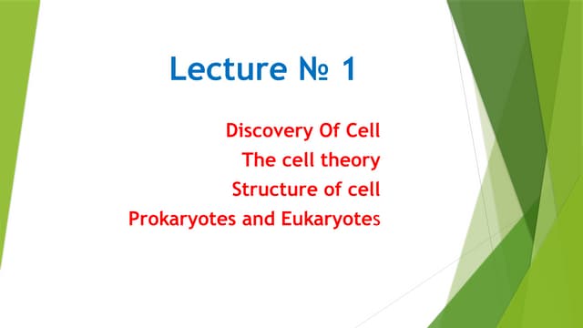 Cell and cell theory | PPTX
