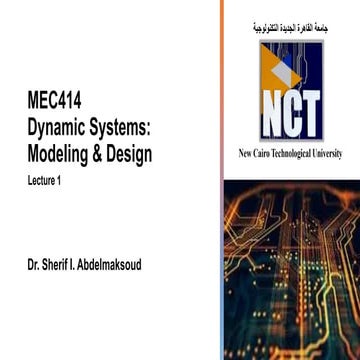 Physical-System-Modeling for Controls Engineering | PPTX