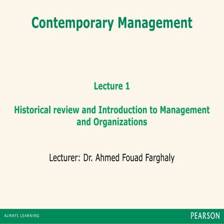 contemporary management in global training | PPTX