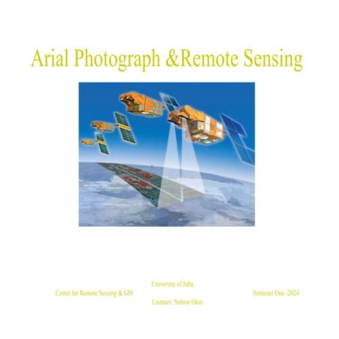 Chapter 1 (Introduction to remote sensing) | PPT