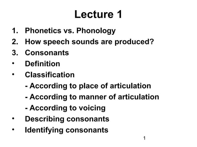 Minimal pairs and minimal sets in Phonology | PPTX