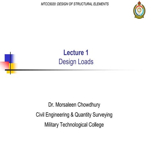 Lecture 1 design loads | PDF