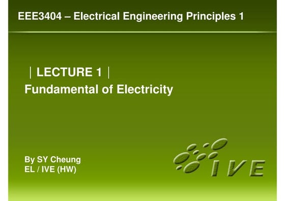 Electrical Engineering | PPT
