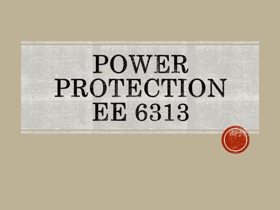 Lecture_22_-_Generator_Protection by Dr. AHmad-al-Subhi | PPT