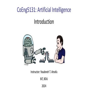 artificial intel Lecture 1 - Introduction.pptx