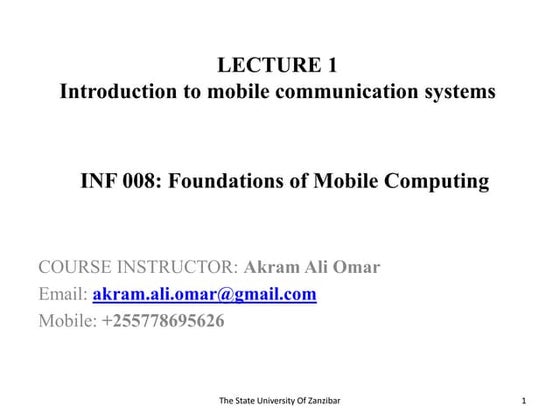 evolution of mobile networks generations 1G, 2G, 3G, 4G, 5G.pdf | Smartphones | Consumer Electronics