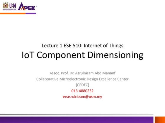 embedded Iot from basic to the elements required | PPT