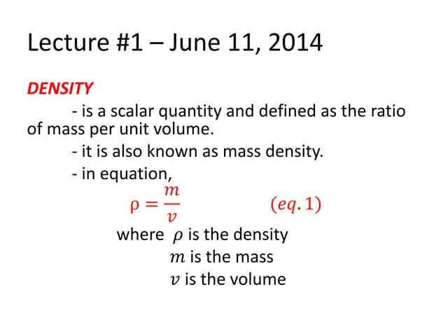 Density Ppt | PPT | Physics | Science