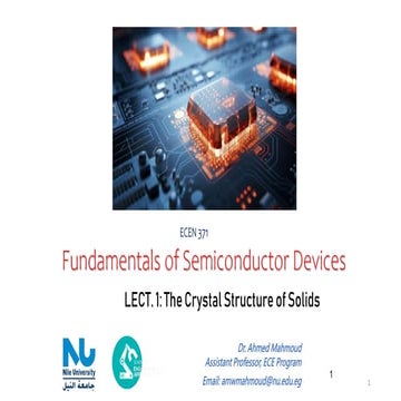 Lecture 1 - THE CRYSTAL STRUCTURE OF SOLIDS PART 1.pptx