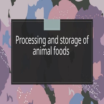 Lecture 10.pptx food science and technology | PPTX