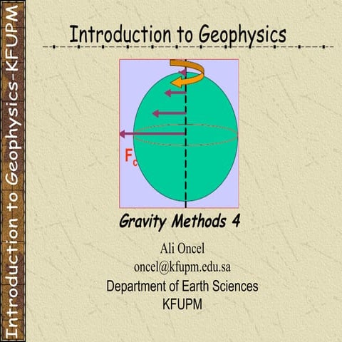 ÖNCEL AKADEMİ: INTRODUCTION TO GEOPHYSICS | PPT
