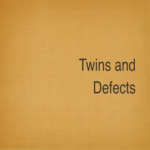 Twinning in crystals(crystallography) | PPTX