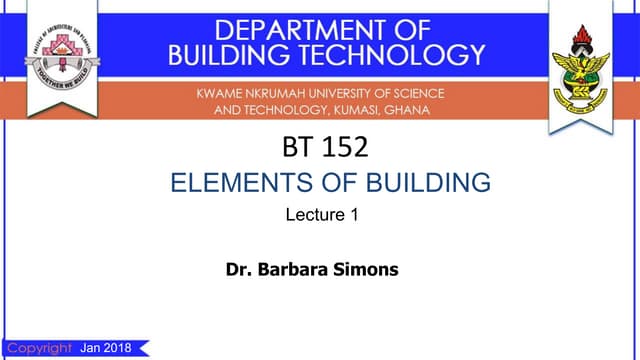 Building construction ppt | PPTX