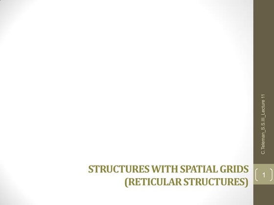 GRIDSHELL Structures | PPTX