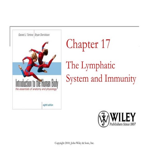 Lecture 11 the lymphatic system and immunity | PPT