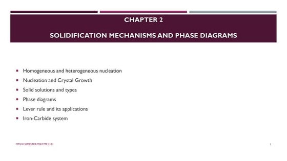 SOLIDIFICATION OF CASTING | PPTX | Chemistry | Science