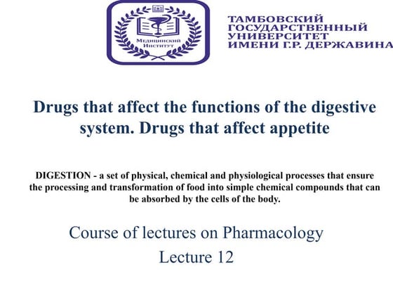 Digestants and Carminatives | PPTX