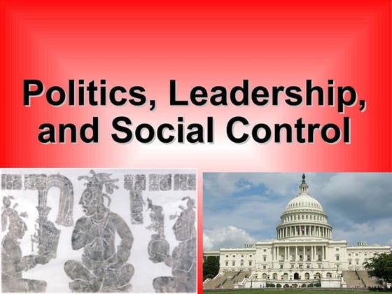 Political and Leadership Structures ....pptx