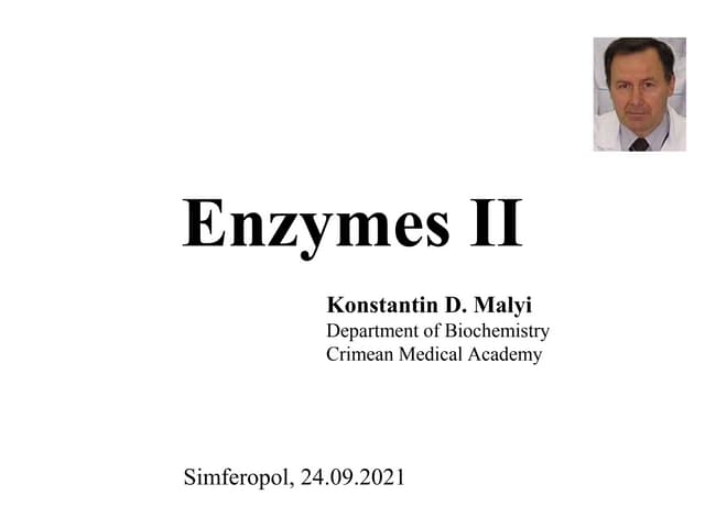 ENZYMES INTRODUCTION AND CLASSIFICATION | PPT