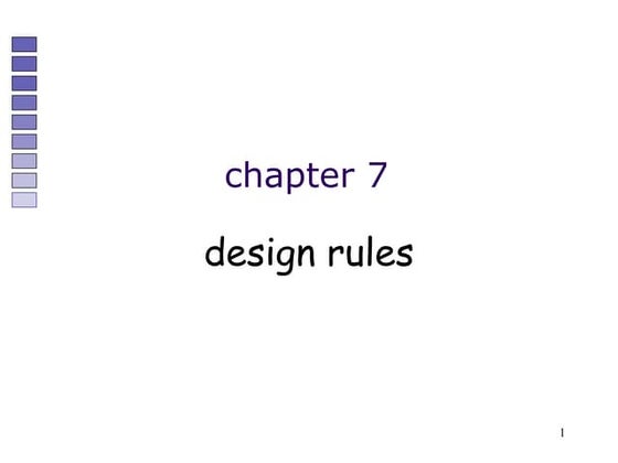 HCI 3e - Ch 7: Design rules | PPT