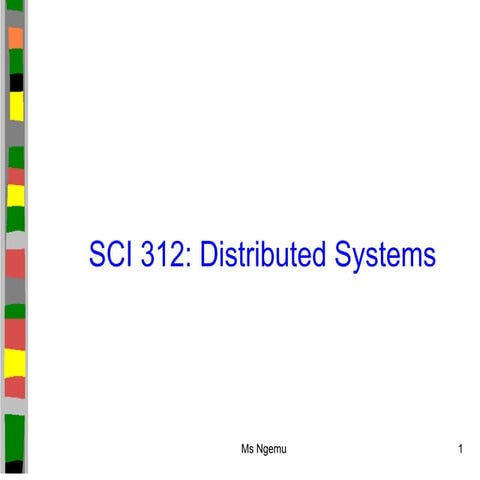 LECTURE 1&2 INTRODUCTION TO DS.ppt Distributed systems for computer students both beginners and ...