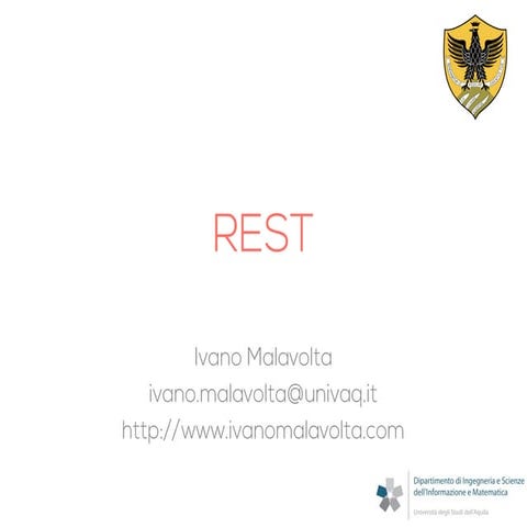 REST - Representational State Transfer | PDF