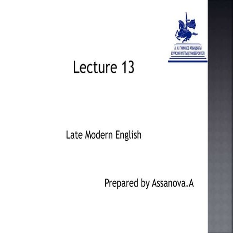 Lecture 13 | PPT