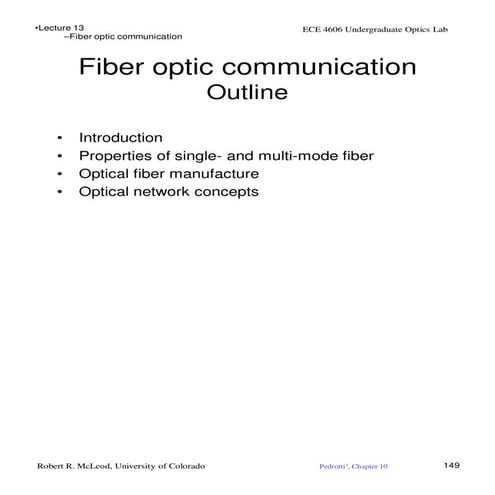 Fiber Optics | PDF