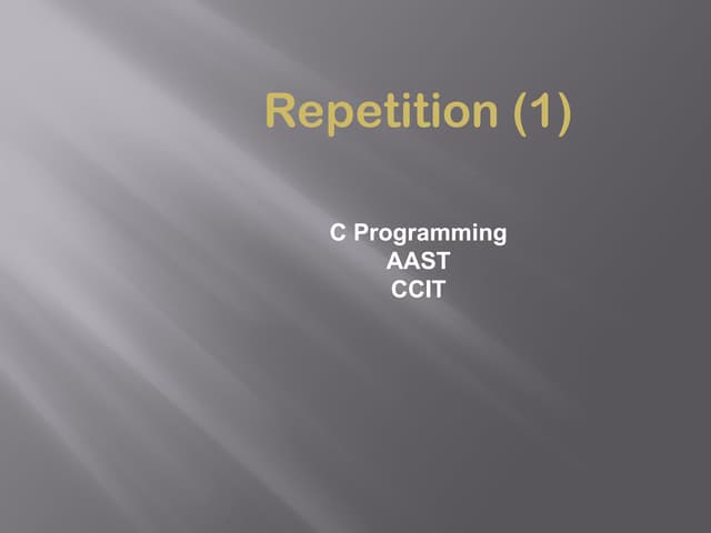 Lecture 13 Loops1 with C++ programming.PPT Lecture 13 Loops1 with C++ programming.PPT