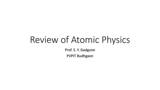 Atomic Nucleus Ppt