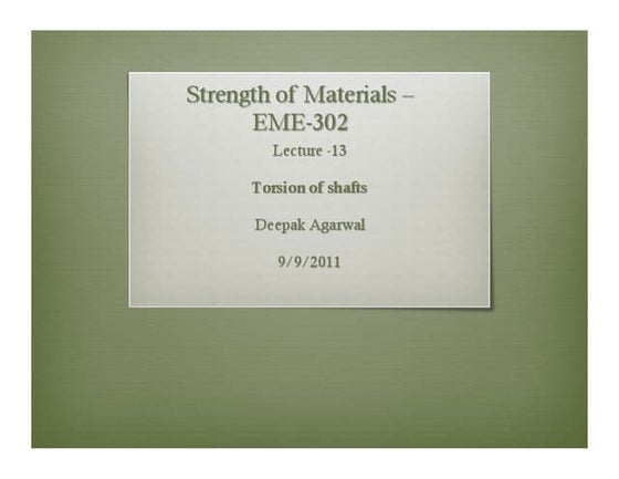 Statics and Strength of Materials Formula Sheet | PDF