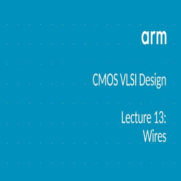 Cmos Vlsi Designwires Ppt Wires Basic Valuespptx Computer Peripherals Computing