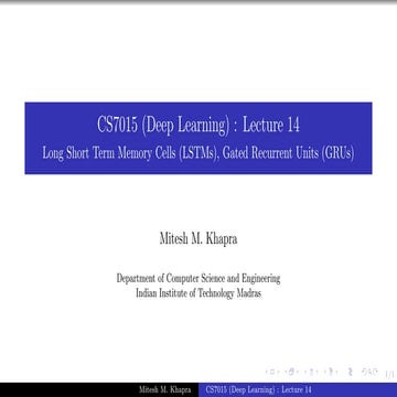 RNN in deep learning | PDF