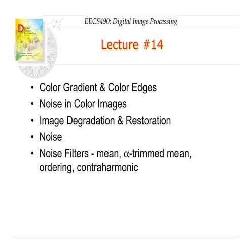 Advanced Techniques in Color Image Processing and Noise Reduction | PDF