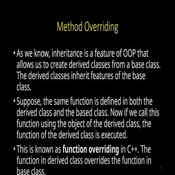 Lecture 14-overridding.pptx.................................. | PPT