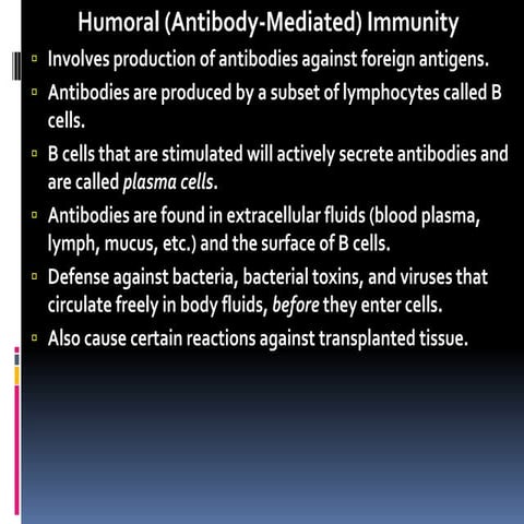 Humoral immunity | PPT