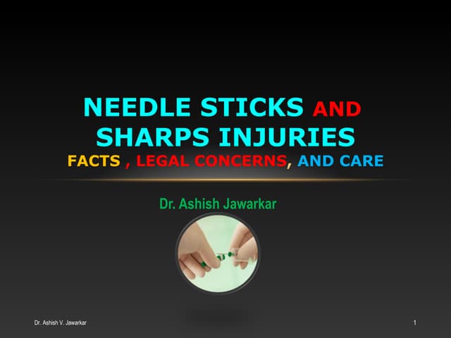 Needle stick injury | PPTX