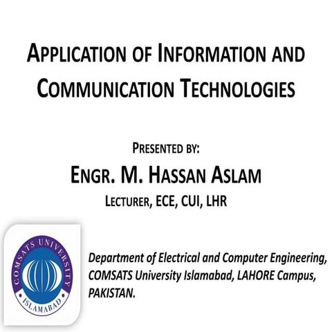 Lecture02_ICT_M. Hassan Aslam by comsats | PDF
