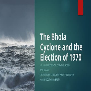 1970 elections in East & west Pakistan | PPTX