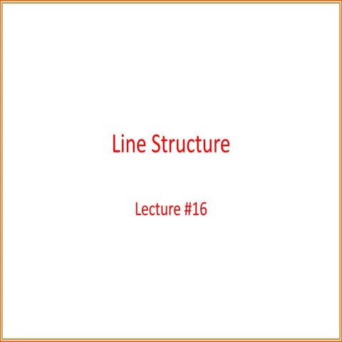 Line Structure | PPTX