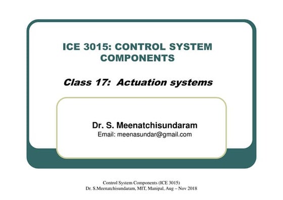 Lecture 6 Tachogenerators | PDF | Physics | Science
