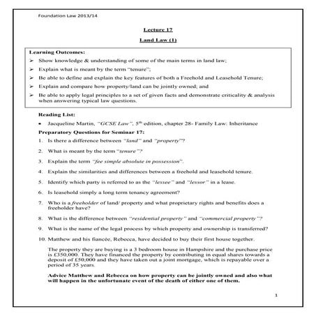 Lecture 17 handout | PDF