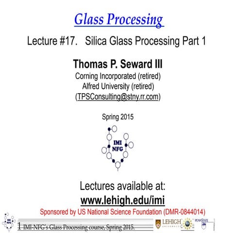Glass processing | PDF