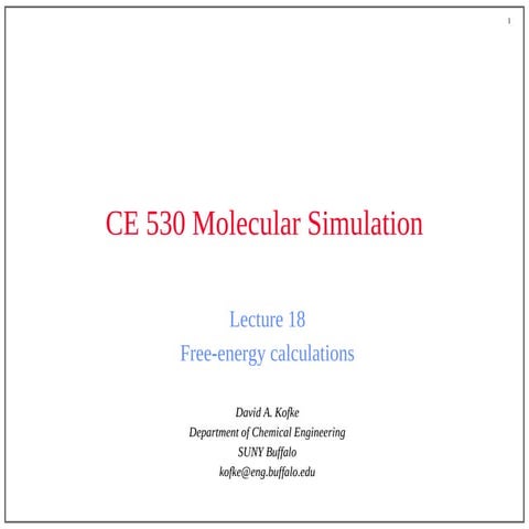 Molecular Dynamics Simulation - Fundamentals | PPT