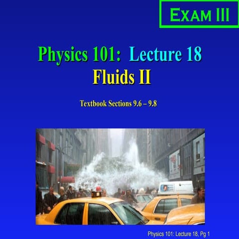 FLUIDS PHYSICS PPT AN ENGINEERING LECTURES | PPT