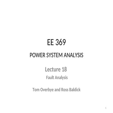 Lecture_18.ppt Power System Analysis for Protection Engineers | PPT